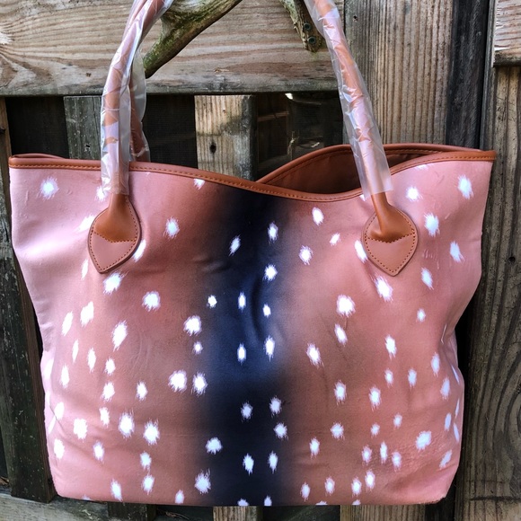 made in China | Bags | Deer Cow Horse Hide Western Print Tote Purse ...